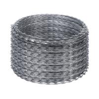 China Galvanized Razor Wire Mesh Fence with Characteristics High Tensile Strength Wire Cross Razor Type and Anti Climb Spikes for sale