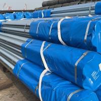 China Beveled End Galvanized Round Pipe in 6m Length for Dn200 Q235b Hot Dip Galvanized Steel Pipe for sale