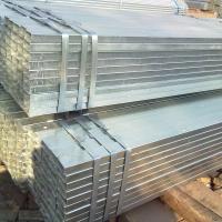 China Q195 Q355 Galvanized Square Steel Pipe Tube Gi Iron Rectangular Tube ASTM A36 with Plastic Pipe Cap End Protector for sale