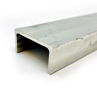 China Stainless Steel Profile-U Profile-C Channel Square 5 8 10 12 Strut Channel For Building Is Perforated for sale