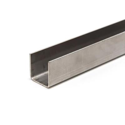 China U Channels SUS304 316L 303 321 304L U Beam Stainless Steel Channel SS Mirror Finish Channel for Punching in Standard for sale