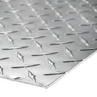 China Export Standard Embossed Perforated Aluminum Sheet 50mm To 2500mm Width 6063 6082 Sheet Aluminum Checkered Plate for sale