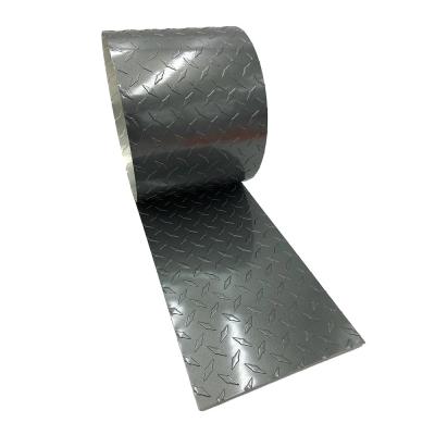 China High Quality Hot Rolled 1000mm 2000mm 2440mm Aluminum Checker Plate Truck Boxes 2 Bar Aluminium Checker Plate for sale