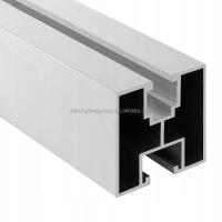 China High Strength 6063 Aluminum Decorative Profile Aluminum P Shaped Profile 40mm For Aluminum Square Profile for sale