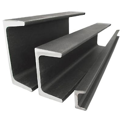 China Supporting System High quality Q235 Q345 SS400 material 0.8mm-3.0 mm thick U-channel carbon steel u beam for sale