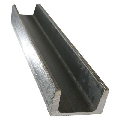 China High quality Q235 Q345 SS400 material 0.8mm-3.0 mm thick U-channel carbon steel for Supporting System for sale
