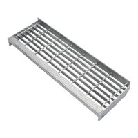 China 40mm customized stainless steel grating for locked steel gratings 1m*6m steel bar grating for sale