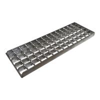 China Cheap Price Stainless steel precision casting gratings For walkway platform Foot Plate for sale