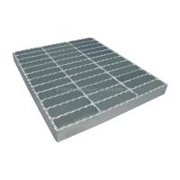 China Customized OEM Hot Dipped Galvanized Plain 2mm 2.5mm 3.0mm Serrated Bar Steel Grating prices for roofing for sale
