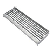 China Galvanized Welded Metal Grating Walkway Flooring Industries Platform Steel Grating 25x3 Galvanized Bar Grating for sale