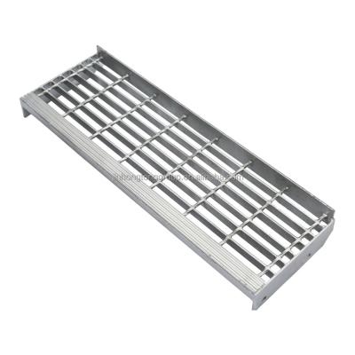 China Galvanized Welded Metal Grating Walkway Flooring Industries Platform Steel Grating 25x3 Galvanized Bar Grating for sale