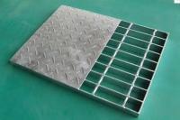 China Galvanized Wall Steel Grating 3mm Metal Drainage Channels steel grating walkway trench cover CE ISO Certification for sale