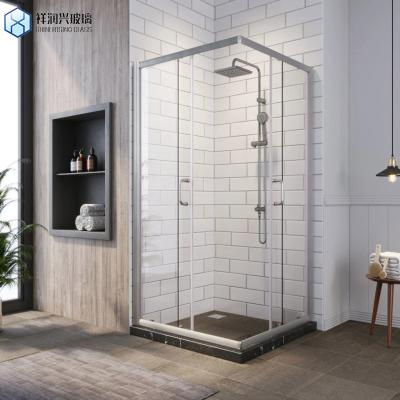 China Custom Bathroom Tempered Glass Wall Sheet for Structural Spider Photovoltaic System for sale