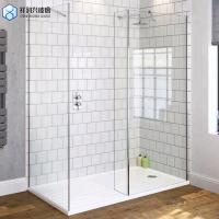 China GB15763.2-2005 Hotel Bathroom Matt Black Brushed Nickel Chrome Sliding Shower Room for sale
