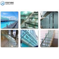 China 5 4mm 10mm 1.52PVB 10mm Laminated Glass for Balustrade Fencing Staircase Partition for sale