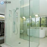 China Single Door Frameless Stainless Steel Shower Enclosure with Tempered Glass Sliding Door for sale