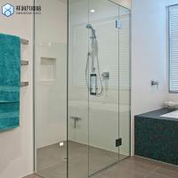 China Single Door Frameless Stainless Steel Shower Enclosure with Tempered Glass Sliding Door for sale