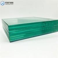 China Tempered Laminated Glass Cost Per Square Foot with Solid Structure and PVB Laminated for sale