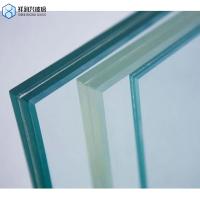 China Clear Laminated Frosted Glass for Philippines Market 7mm Thickness Flat Triplex Glass for sale