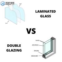 China Clear Laminated Frosted Glass for Philippines Market 7mm Thickness Flat Triplex Glass for sale