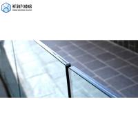 China 10mm Sandblasting Frosted Laminated Glass with Customer Requirements for sale