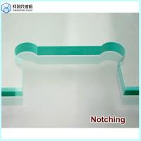 China 10mm Sandblasting Frosted Laminated Glass with Customer Requirements for sale