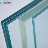 China Balustrade Fencing Staircase Partition Unbreakable Triplex 4mm 10mm 1.52PVB 10mm Tempered Laminated Glass for sale