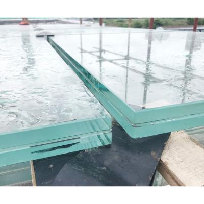 China 12 12mm 1212.4 25.52mm 1 Inch Thick Safety Laminated Glass for Customer's Requirement for sale