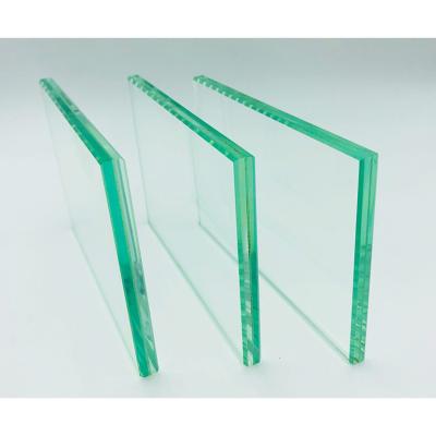 China Flat Polished Edge Work Customized Colored Transparent Laminated Glass for Furniture for sale