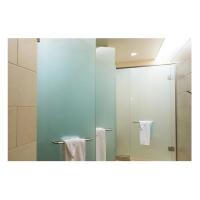 China 304 Stainless Steel Tempered Glass One Piece Door Shower Screen for Bathroom for sale