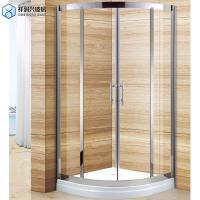 China Modern Style Tempered Glass Elegant Design Frameless Single Glass Shower Sliding Door for sale
