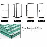 China Technique Laminated Customization Outlet Sliding Glass Door for Bathroom Shower Room for sale
