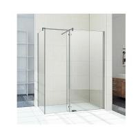 China Fan Shape Two Sliding Doors Shower Cabin with Tempered Glass and Customized Request for sale
