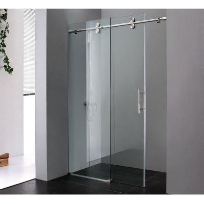 China Customization Bathroom Waterproof Shower Partition 6mm Glass Shower Screen Safety Glass for sale