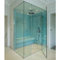China Customization Bathroom Waterproof Shower Partition 6mm Glass Shower Screen Safety Glass for sale