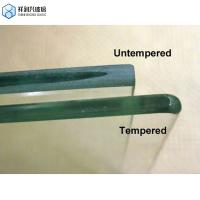 China 6mm THK Safety Building Tempered Float Glass with Low Iron Colored Tinted Annealed for sale