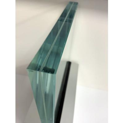 China 10.38mm PVB Film Laminated Glass for Tennis Court Roof Railing and Tempered Board for sale