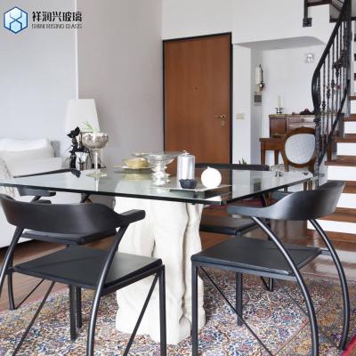 China 1830*2440/2140*3300/2440*3660 Clear Float Tempered Glass for Furniture and Building for sale