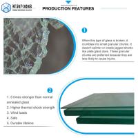 China GB15763.2-2005 Standard Physically Tempered Clear Tempered Glass for Scanner and Printer for sale