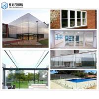 China Public Wind Barrier 1.8 Meter High Aluminium Glass Fence with GB15763.2-2005 Standard for sale