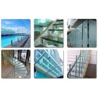 China 1830*2440/2140*3300/2440*3660 Toughened Laminated Print Safety Fireproof Balcony Glass for sale