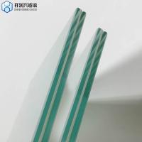 China Clear Ocean Blue Laminated Glass 6.3mm 6.38mm Tempered Glass for Outdoors for sale