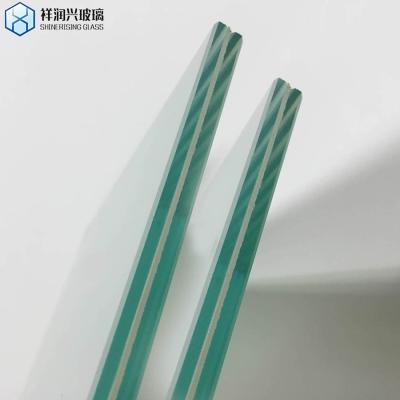 China Common Layer Type 6.38mm Clear White Laminated Glass for Architecture Projects for sale