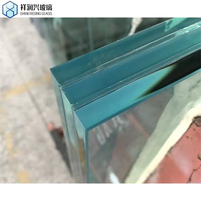 China Stairs Railings Floors Demand Thickness Double Layer Transparent Fabric Laminated Glass for sale