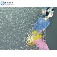 China 3mm-19mm Thickness Flat Tempered Glass for Mistlite Karatachi Dimand Clear Patten Glass for sale
