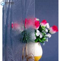 China Shinerising 5mm 8mm 2100mmx2400mm Ultra Clear Moru Figured Glass for Chinese Furniture for sale