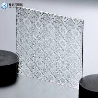 China 6mm Wired Clear Bronze Patterned Figured Plate Glass in Chinese Style for Home Decor for sale