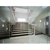 China Flatness Conforming Article 4-20mm Thick Tempered Glass Office Door for Office Building for sale