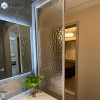 China 2mm-8mm Normal Clear Moru Pattern Glass for Single Glass Wired/Decorative/Bathroom Glass for sale