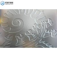 China Clear Bronze Karatachi Qingdao Shinerising Mistlite Flora Fluted Pattern Glass 7-14 Days for sale